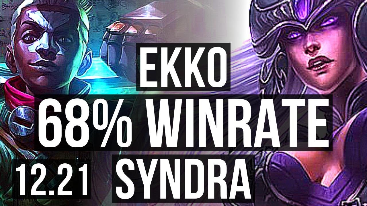 EKKO vs SYNDRA (MID) | 8/1/9, 68% winrate, Legendary | EUW Master | 12. ...