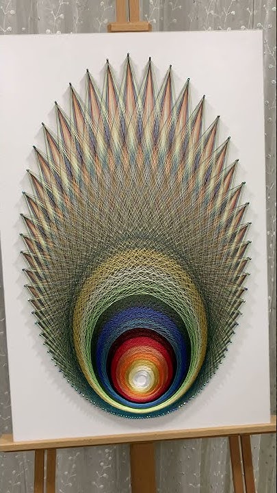 Special string art work by gona - YouTube
