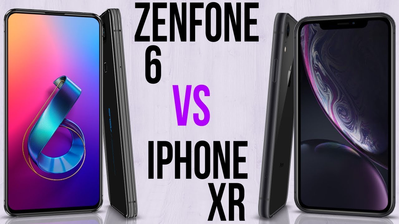 Zenfone 6 vs iPhone XR (Comparativo) - YouTube