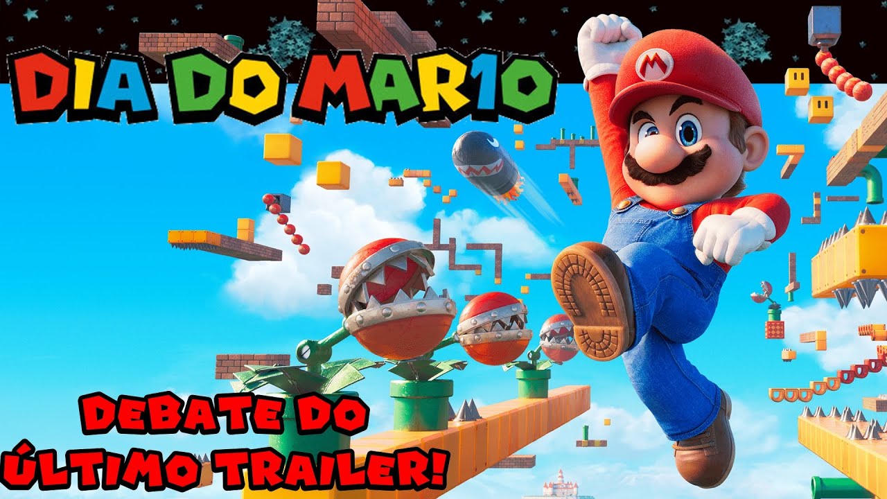 LIVE DO DIA DO MARIO! DEBATE DO ÚLTIMO TRAILER DO FILME! #MarioDay ...