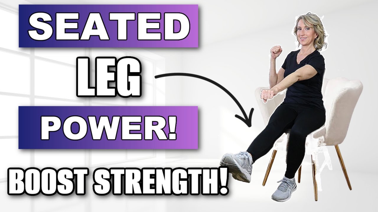 Seated LEG STRENGTHENING Workout for Women Over 50 - Toned Legs ...
