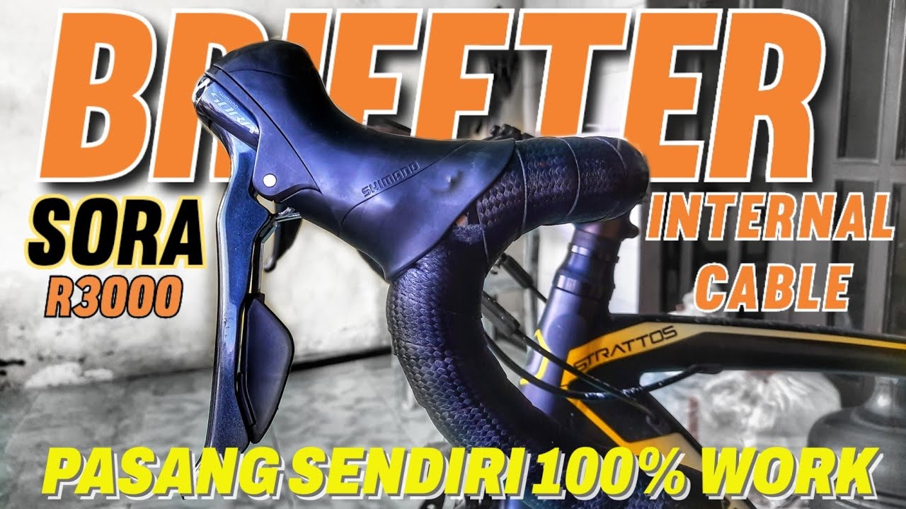 Cara Memasang Kabel Briefter Roadbike / kawat Brifter Internal Cable ...