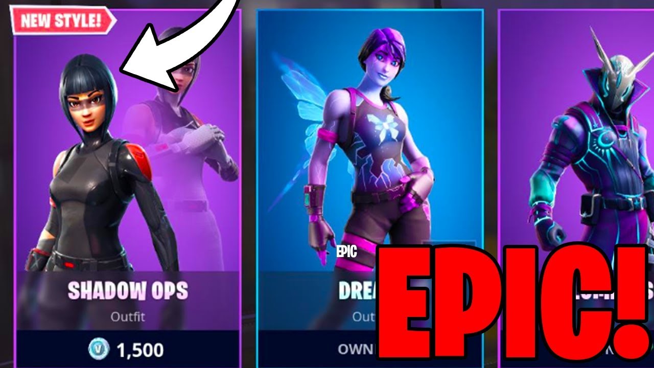 NEW SHADOW OPS STYLE in FORTNITE.... ITS EPIC! - YouTube