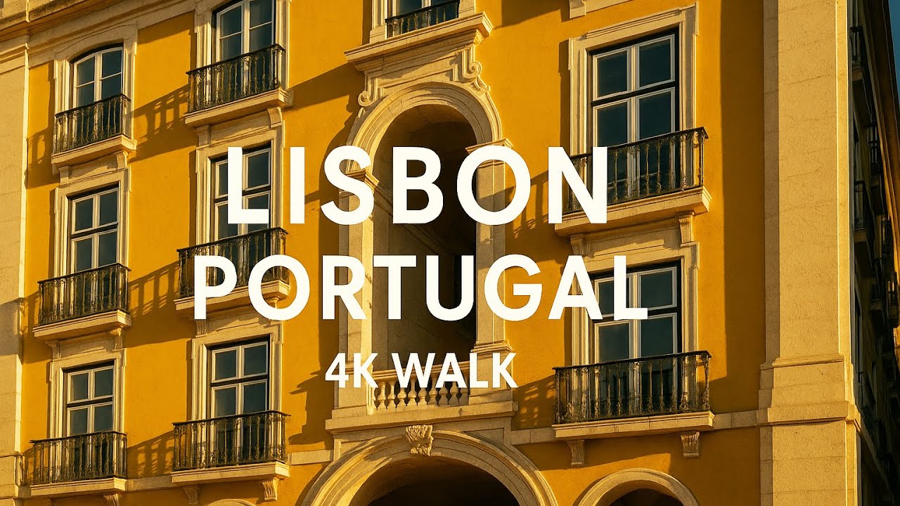 Walking Tour Lisbon Portugal | Golden Hour in the Old City - YouTube
