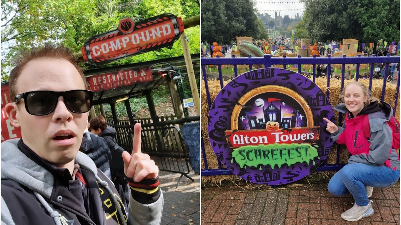 Alton Towers Scarefest 2024 vlog - Is it worth a visit? New scare maze ...