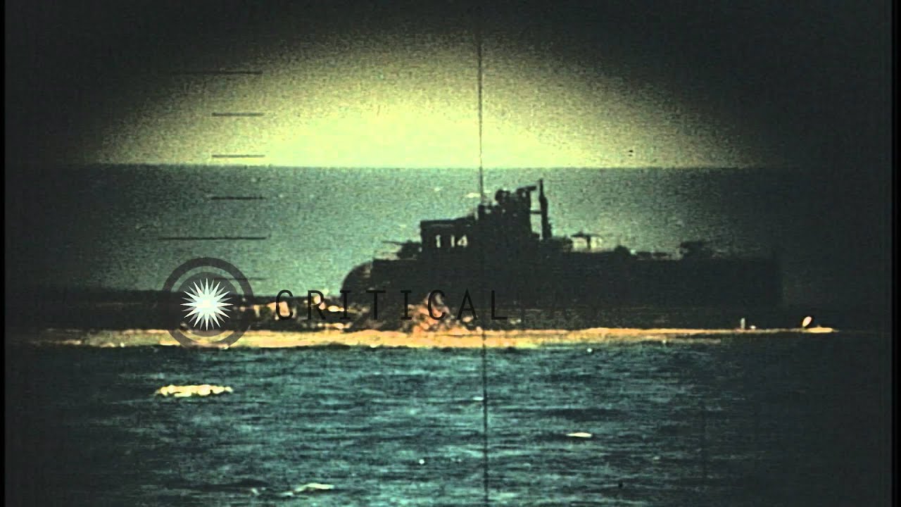 Captured Japanese submarines I-14 and an I-400 class sub are sunk...HD ...