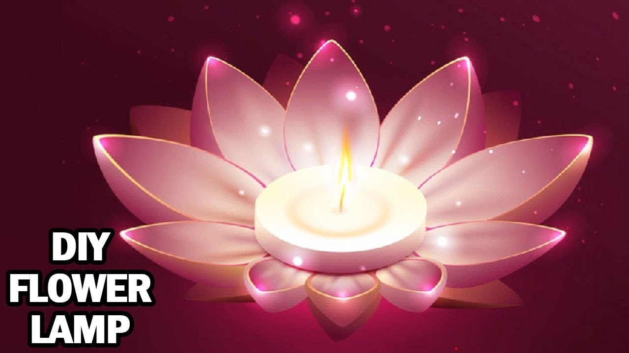 Learning Videos For Kids | How To Make A Flower Lamp | Art And Craft ...