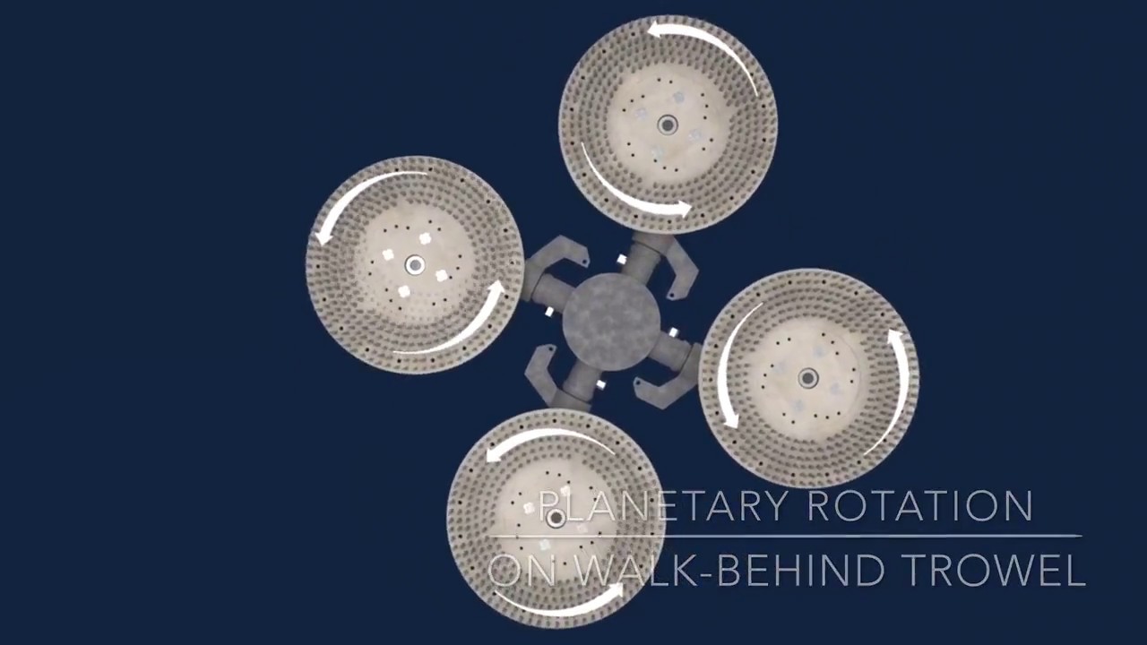 Wagman Revolution Rotary System for Power Trowels 2017 - YouTube