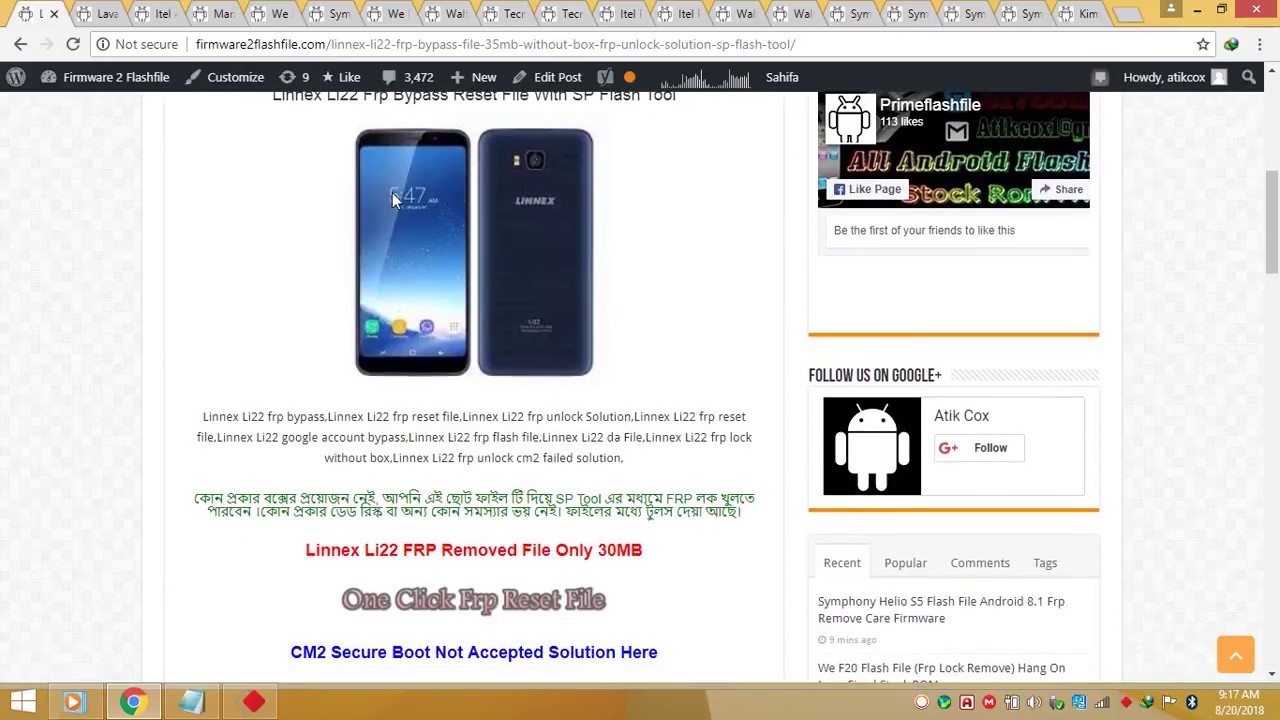 Linnex LI22 Frp Remove Bypass File 30MB Only By Firmware2flashfile com ...