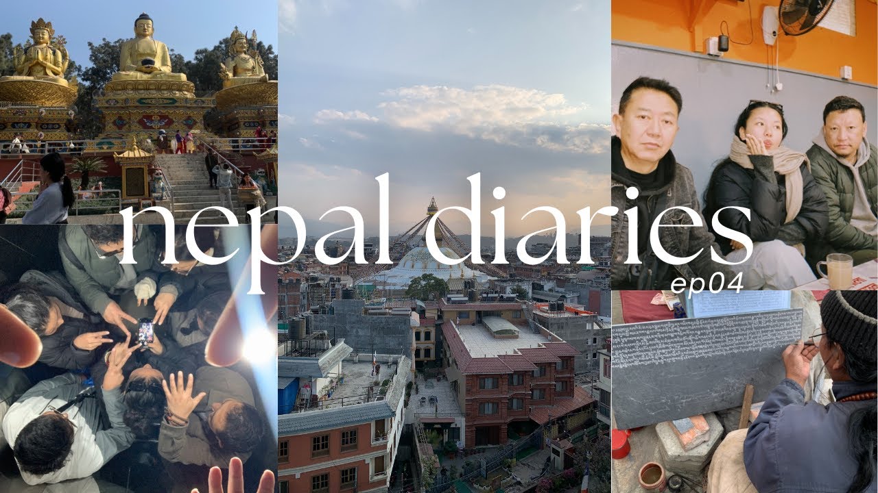 nepal diaries ep04 🇳🇵: cafe, lhaphing, chonchen, shopping, last days l ...