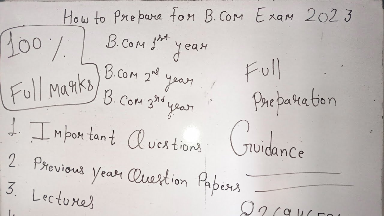 How To Prepare For Bcom Exam 2023 Bcom First Year Bcom Second Year how-to-prepare-for-bcom-exam-2023-bcom-first-year-bcom-second-year