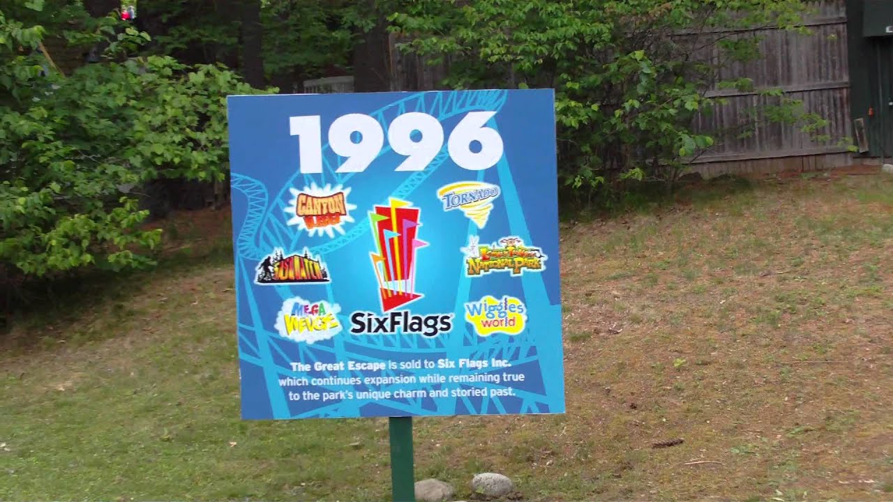 Great Escape Lake George, NY- Train Ride - YouTube