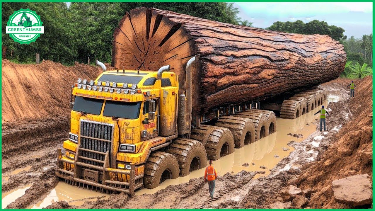 Extreme Dangerous Monster Truck Driving Skills | Oversize Load Heavy ...