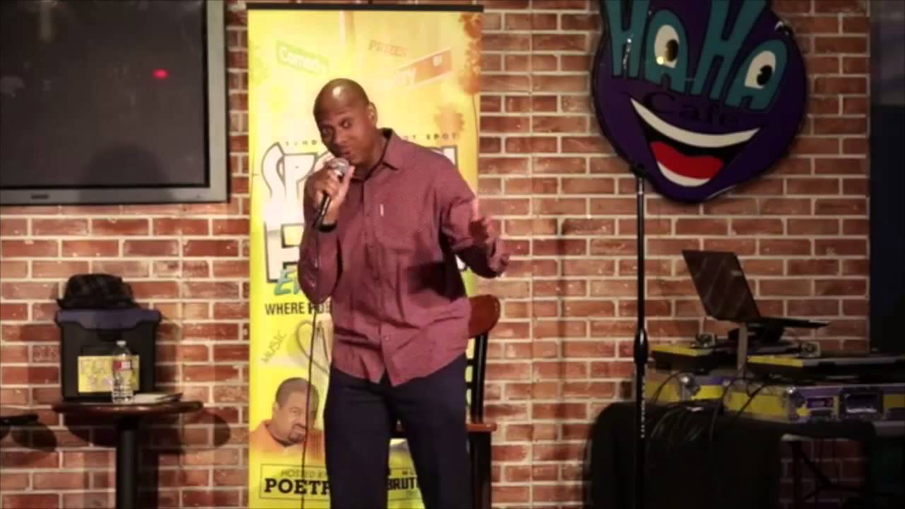 Comedian Aaron Edwards at Spoken Funk - YouTube