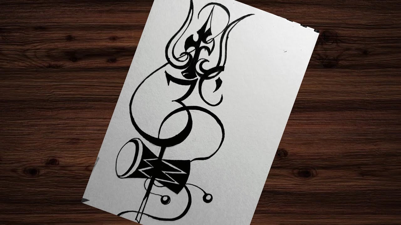 Easy Shiva drawing for beginners/shivratri drawing/Shivratri/Maha ...