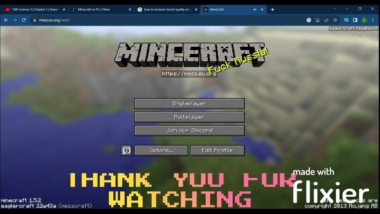 How to play Minecraft On PC FREE - YouTube