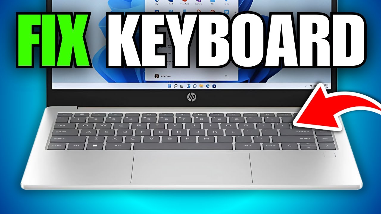 How To Fix Keyboard Not Working On HP Laptop - YouTube