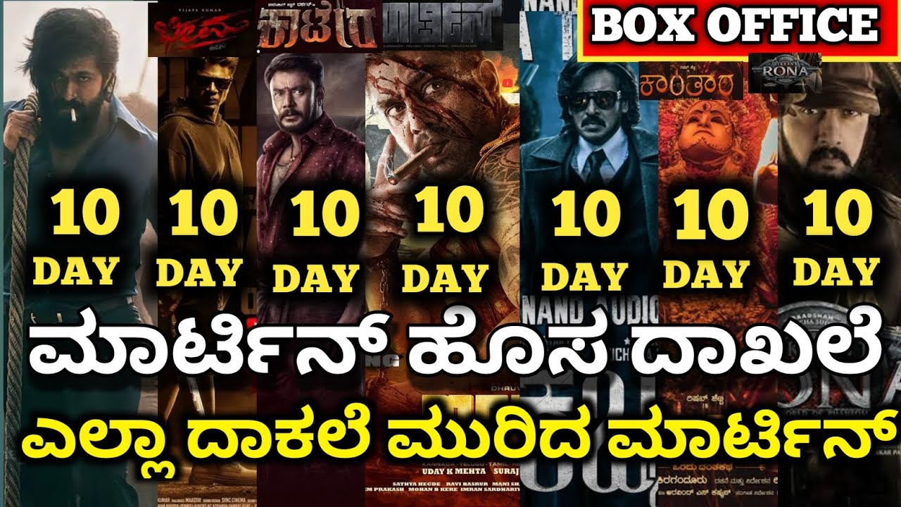 Martin Movie Review, Martin Movie 10 Day Collection,Kranthi,Kabza ...