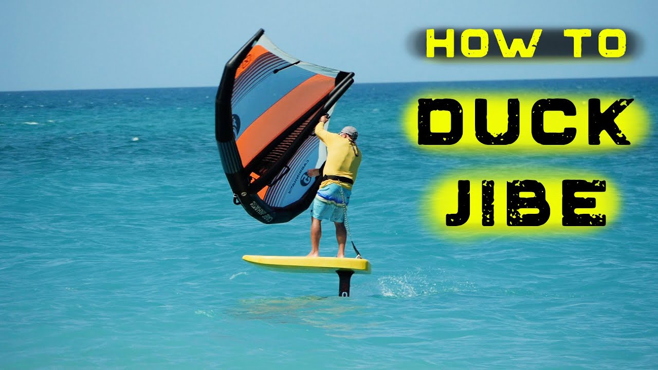 How to duck jibe | WING FOIL - YouTube