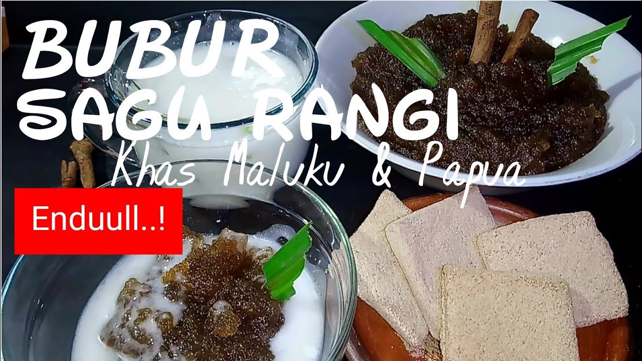 🥣BUBUR SAGU RANGI SUPER GAMPANG / RESEP BUBUR SAGU RANGI YANG ENAK ...
