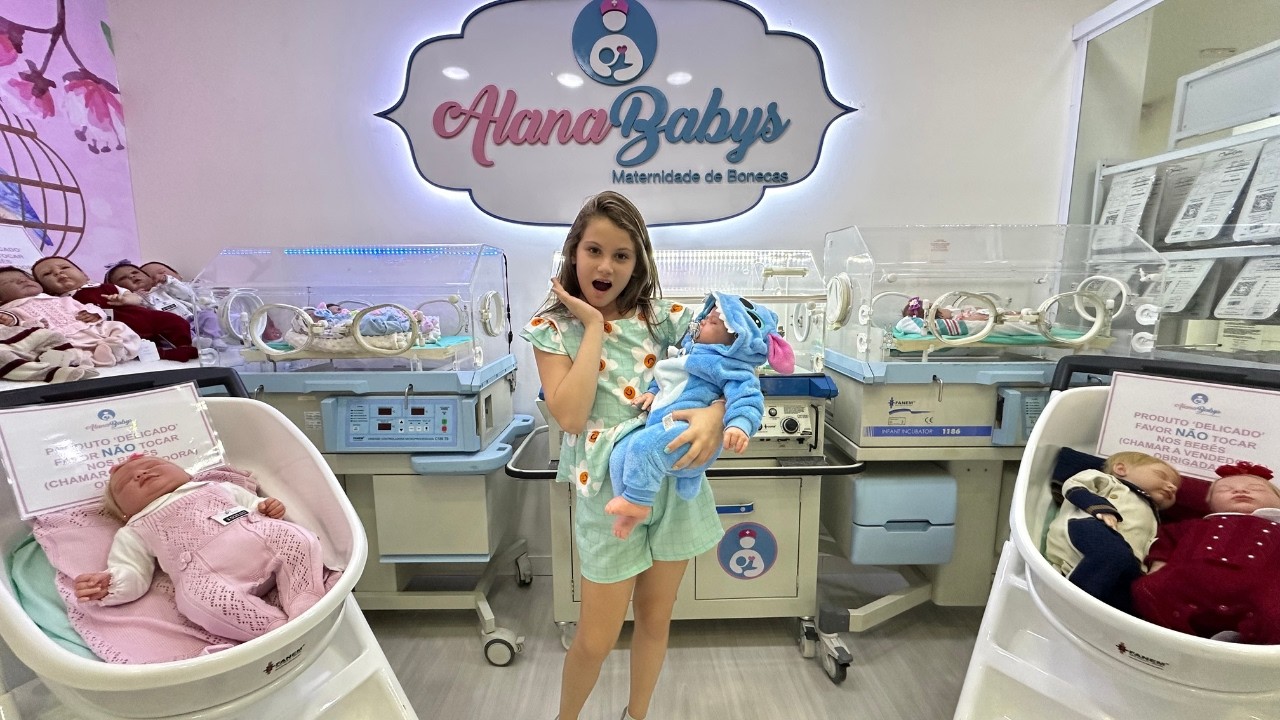 FUI EM UMA MATERNIDADE DE BEBE REBORN - @Alana-Babys - YouTube
