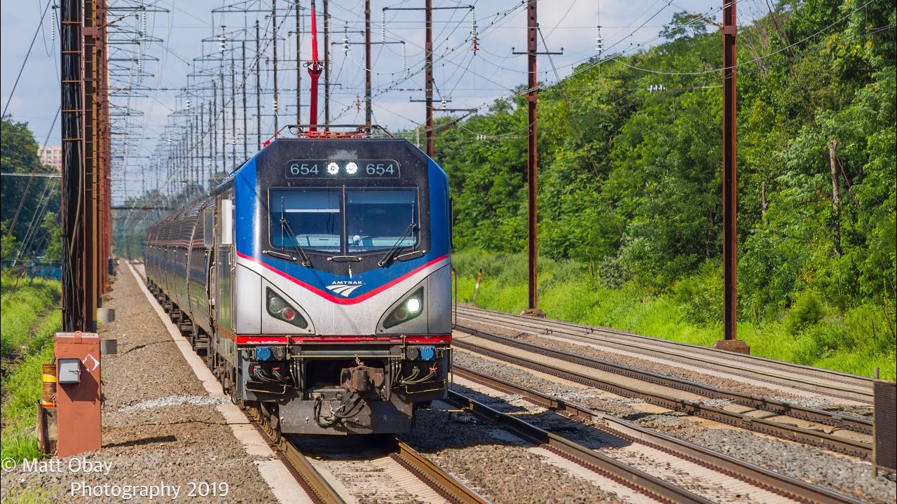 Amtrak 600 David L. Gunn and the Corridor Clipper! | Late Morning ...