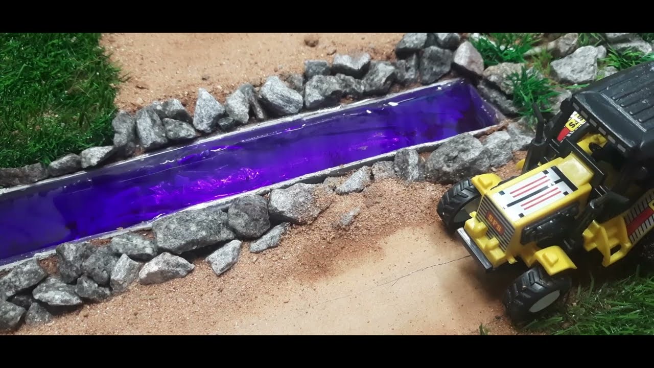 Mini canal construction | diy canal construction | cactus garden ideas ...