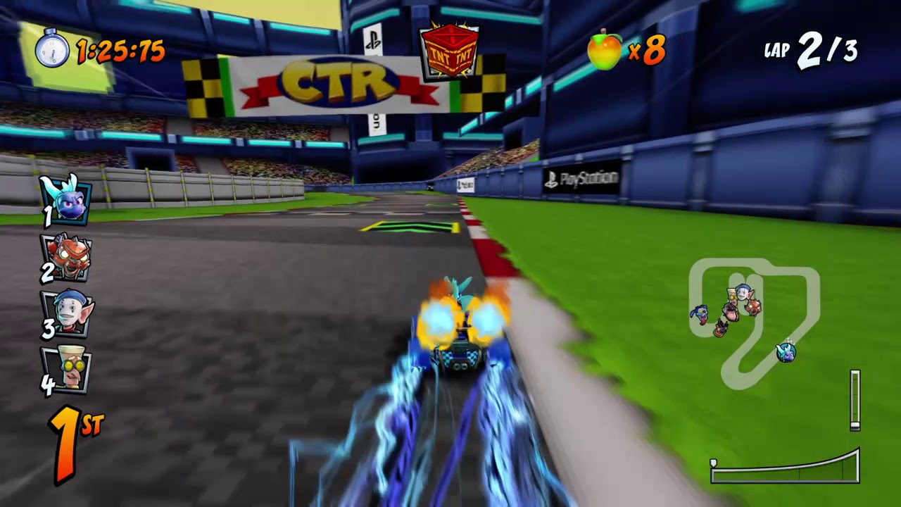 Crash Team Racing: Retro Stadium - YouTube