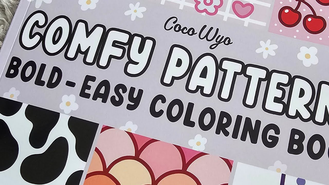 Come colour in with me! Comfy Patterns Pt2 - YouTube