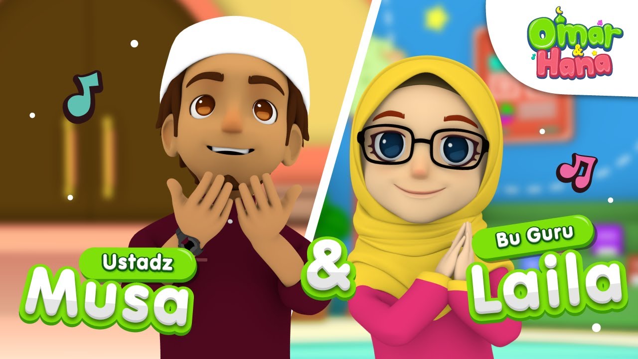 🎒 Ibu Guru Laila & 👨‍🏫 Ustadz Musa | Episode Spesial | Lagu Anak Islami ...