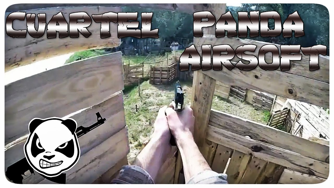 CUARTEL PANDA AIRSOFT | MI PRIMERA PARTIDA EN ESTE CAMPO - YouTube