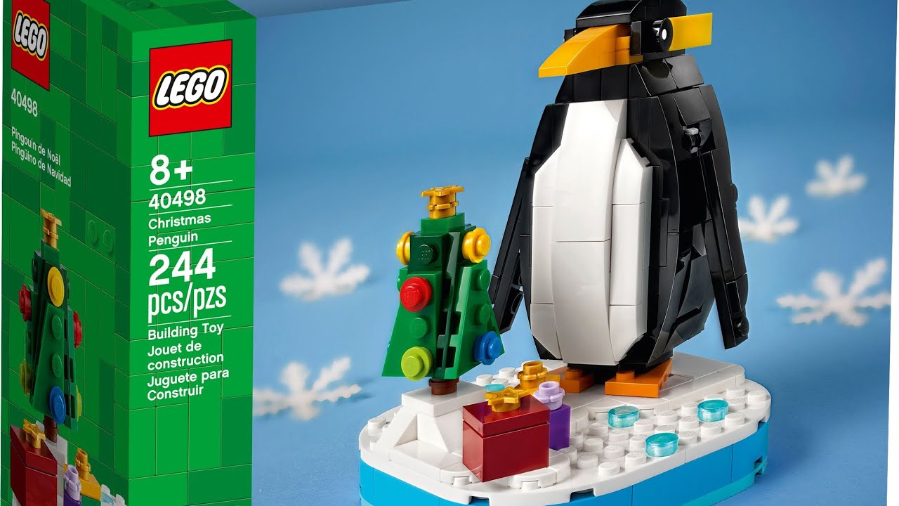 Lego Stopmotion Building Christmas Penguin 🐧 (Set 40498) - YouTube