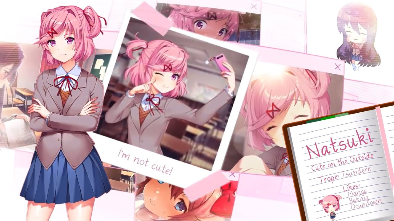 DOKI DOKI LITERATURE CLUB PLUS! Natsuki GAVE ME HER NUMBER!!! - YouTube
