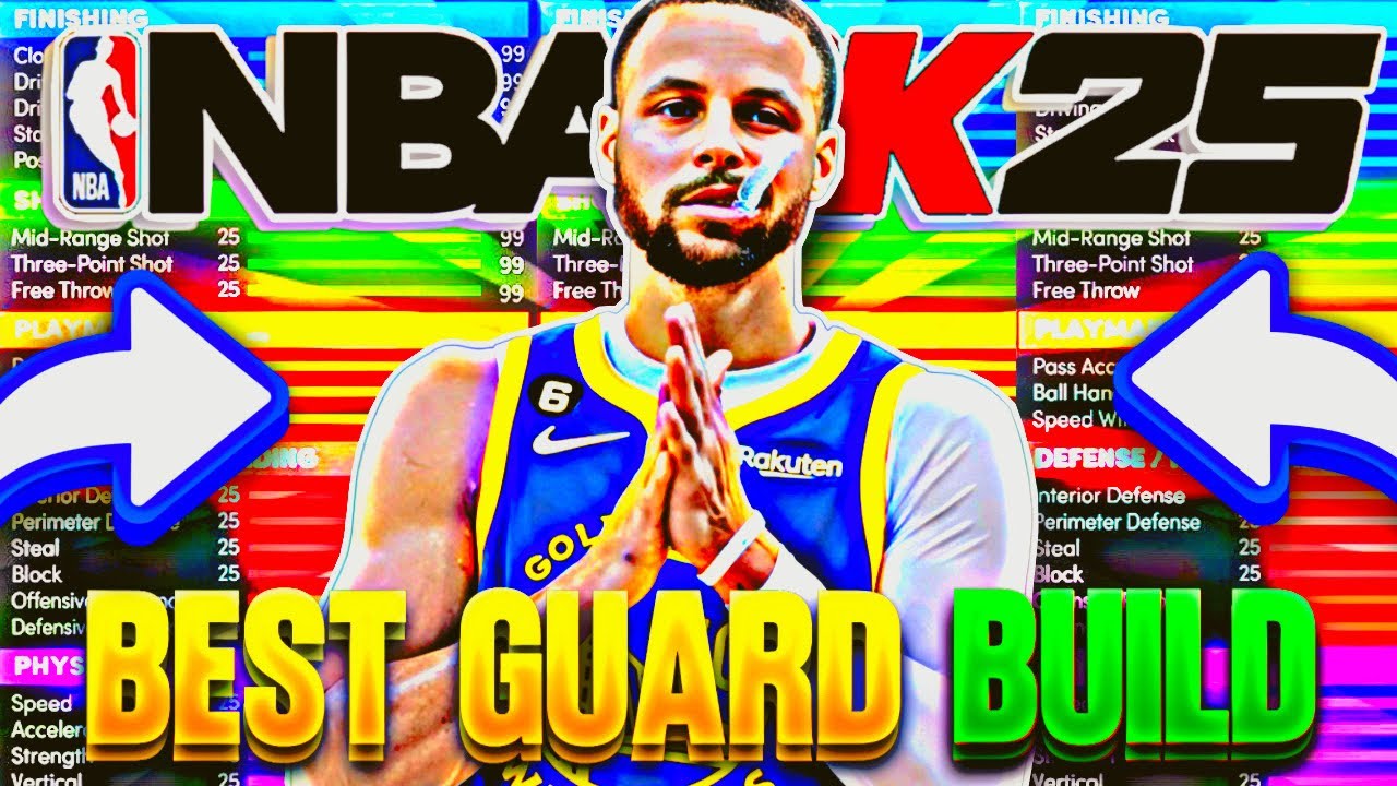BEST DUNKING AND SHOOTING GUARD BUILD IN NBA 2K25! (CURRENT/NEXT GEN ...