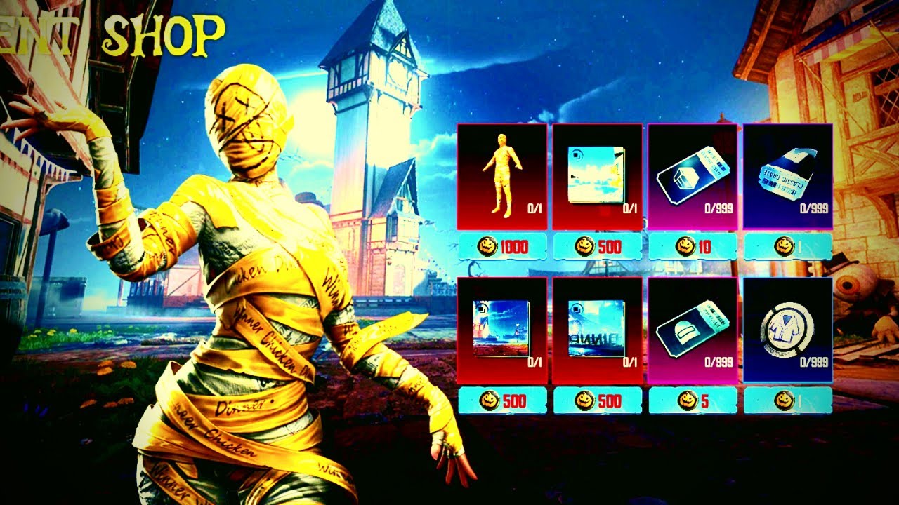 Yellow Mummy Set in 60 UC?? | Draw For Free 1 Time | New Mythic Lobby ...