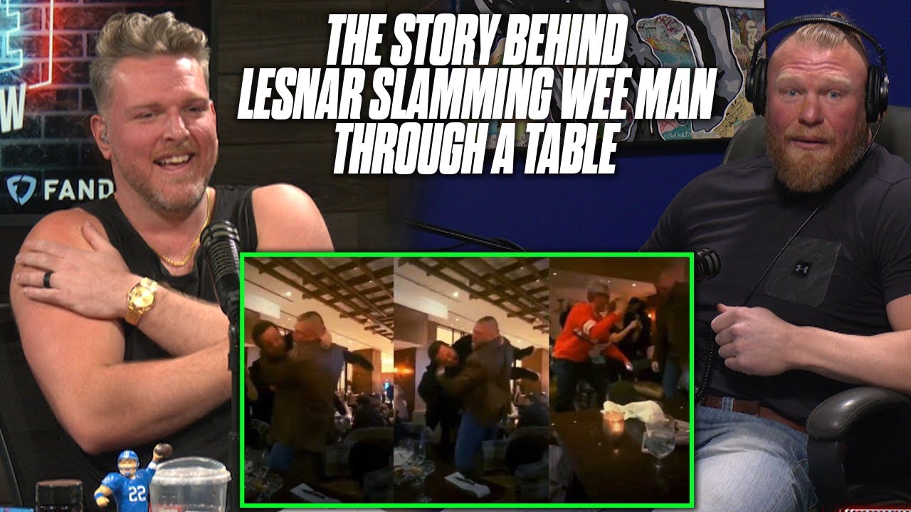 Brock Lesnar Tells Pat McAfee The REAL Story About Slamming Wee Man ...