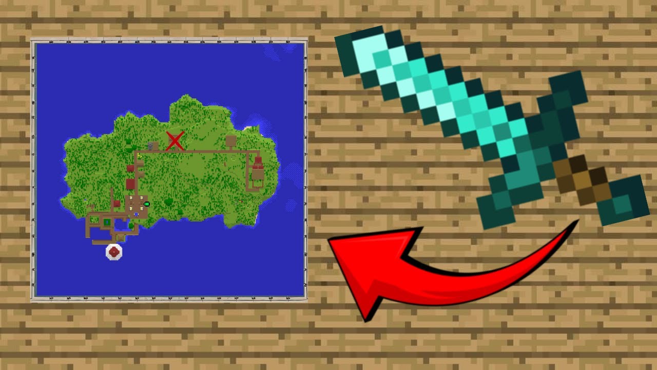 Another Treasure Map Found on Hazel Island – My Old Minecraft World ...