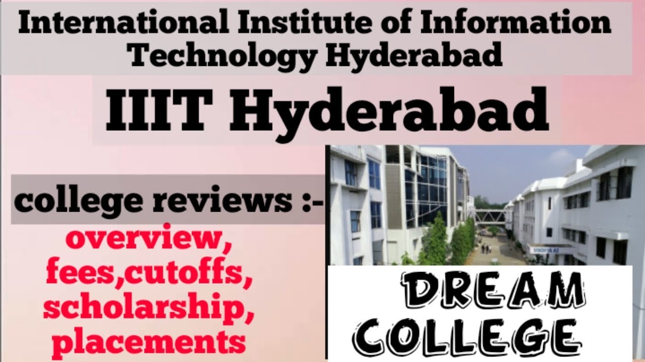 Iiit Hyderabad || International institute of information technology ...