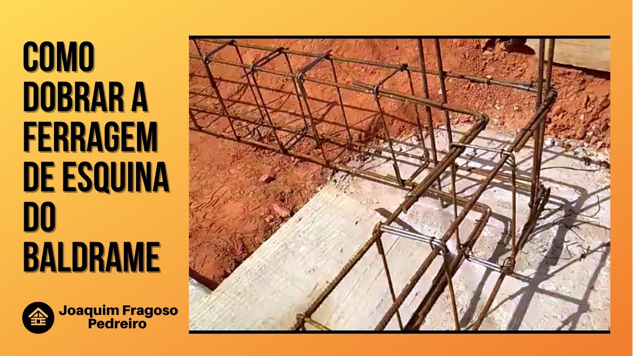 COMO DOBRAR FERRAGEM DE ESQUINA DO BALDRAME - YouTube