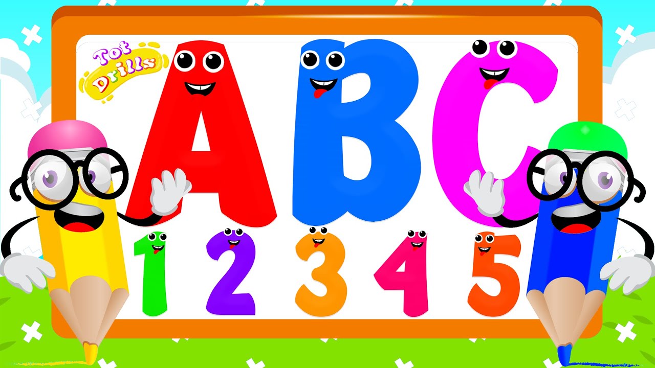 ABC and 123 learning for 2 year olds | The Best of Toddler Fun Learning ...