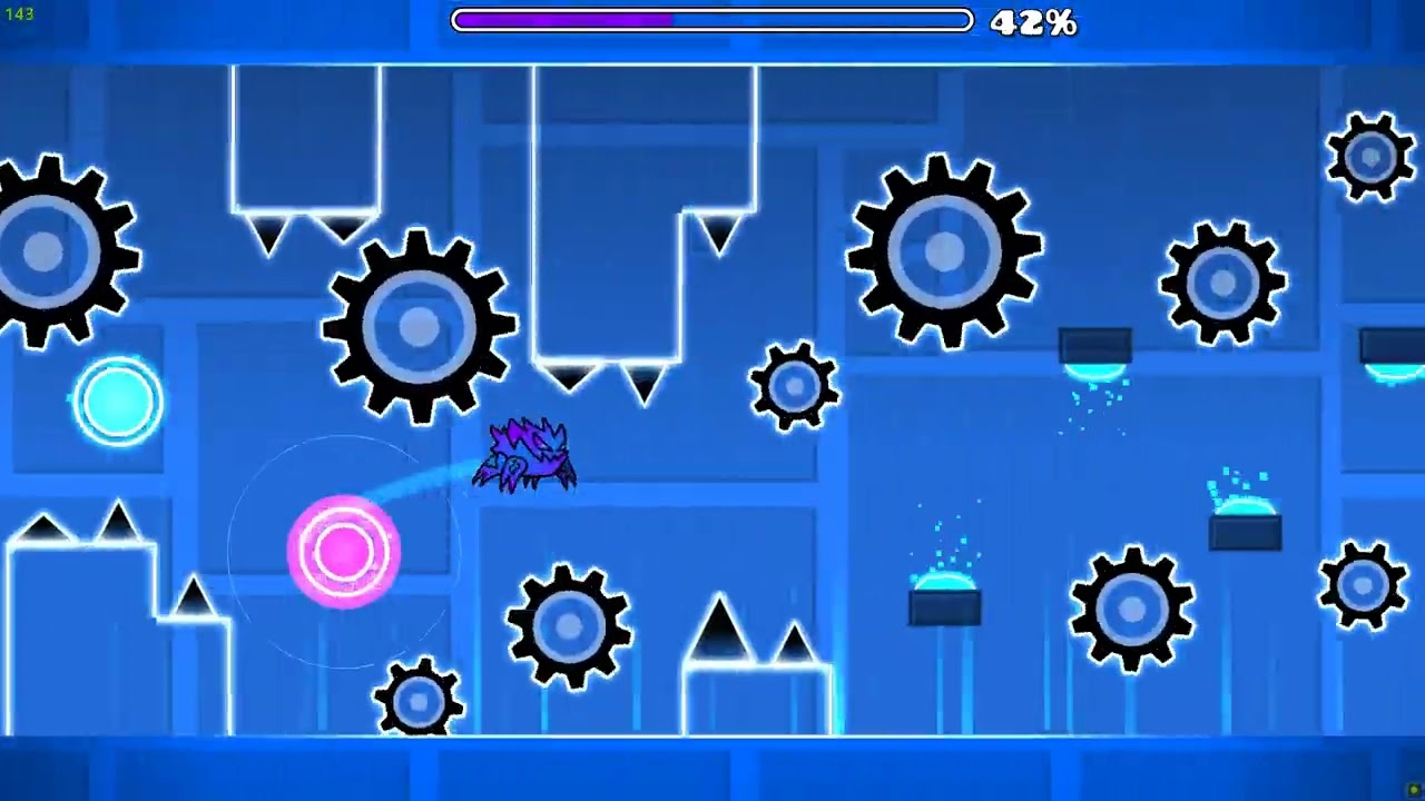 Space Invaders | Geometry Dash Layout | (My best layout yet!) - YouTube