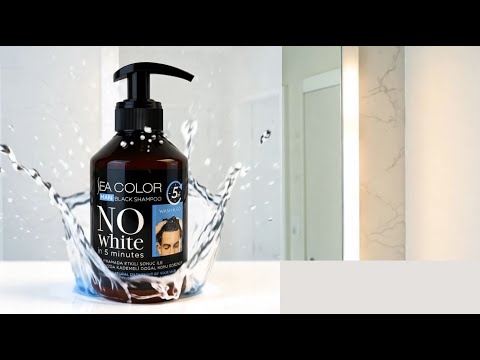 SeaColor Man Black Shampoo No White | Siyah Şampuan Uygulama / How To Apply Black Shampoo