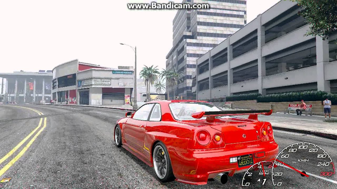 GTA 5 SKYLINE: TURBO + BACKFIRE REAL SOUNDS + MANUAL TRANSMISSION PC ...