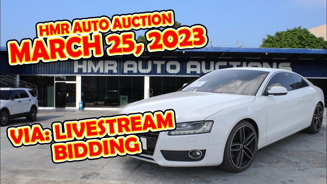 March 25, 2023 | HMR Auto Auction, Via: Livestream bidding - YouTube