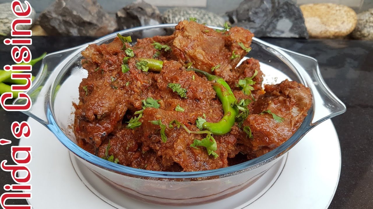 Dhaba Style Mutton Gravy - Mutton Recipes - Nida's Cuisine - Mutton ...