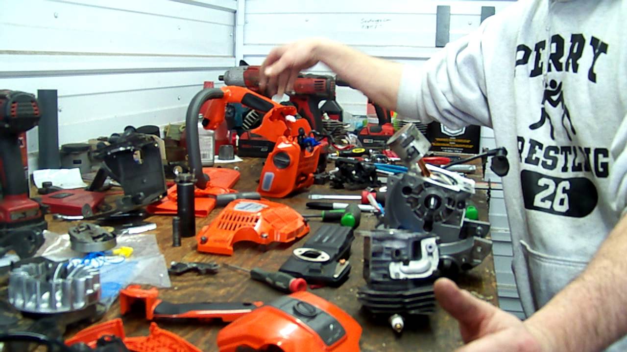 Inside the Husqvarna T540XP top handle - YouTube