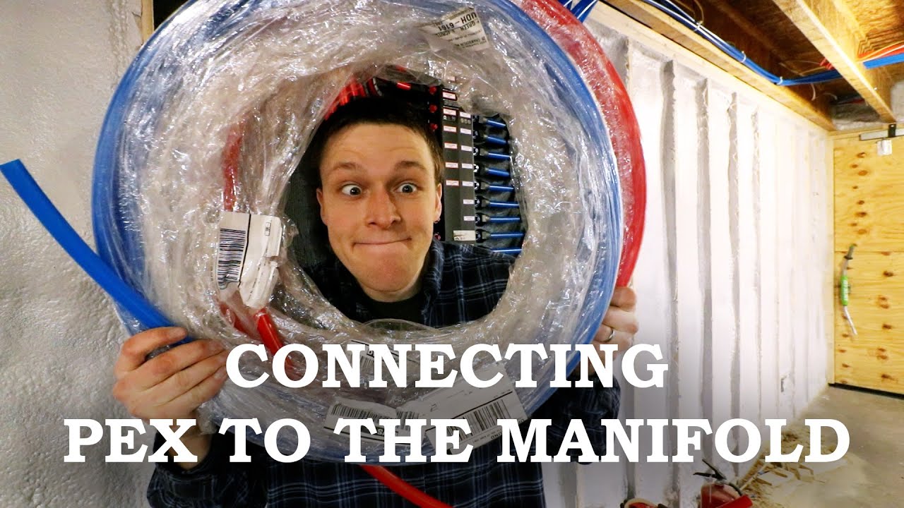 How to Connect PEX to a MANABLOCK Water Manifold | VLOG078 - YouTube