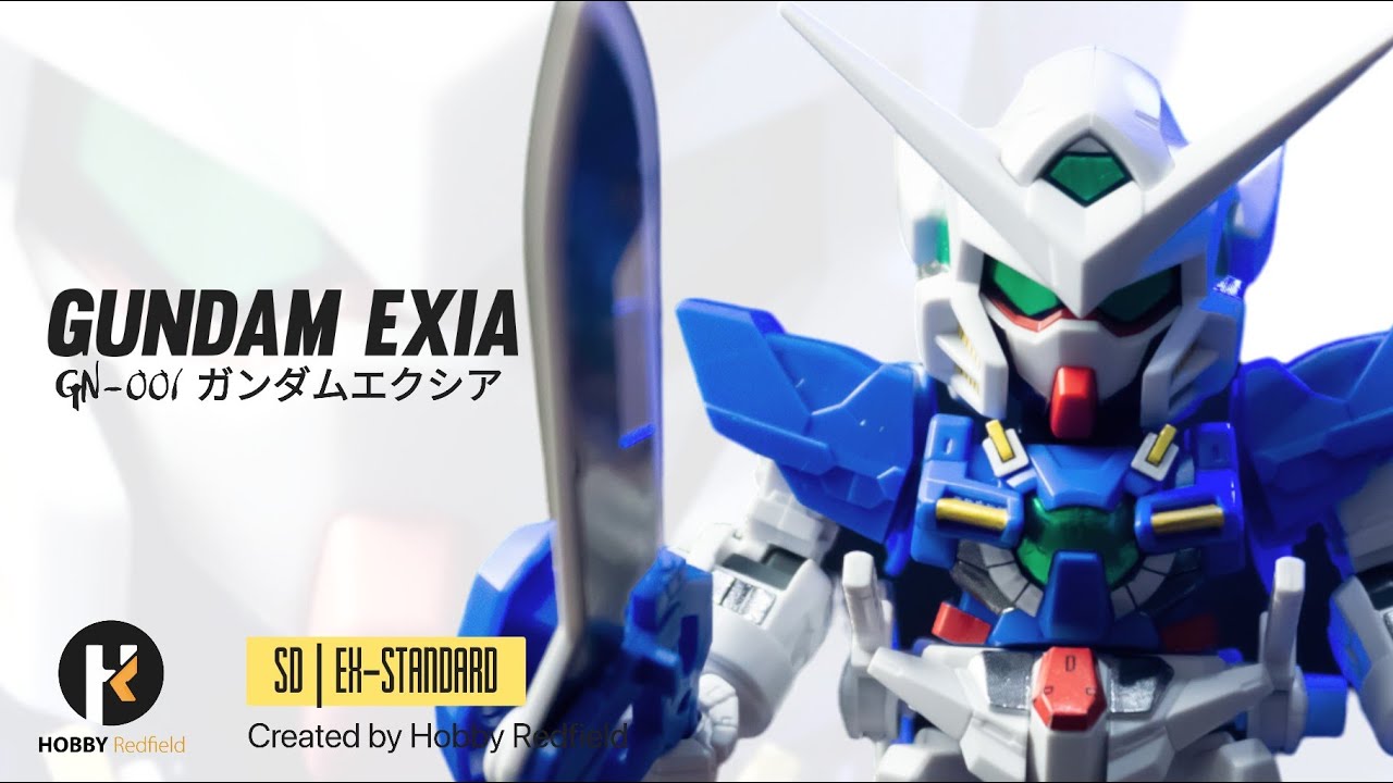 BANDAI SD GUNDAM EX-STANDARD GUNDAM EXIA - SPEED BUILD - YouTube
