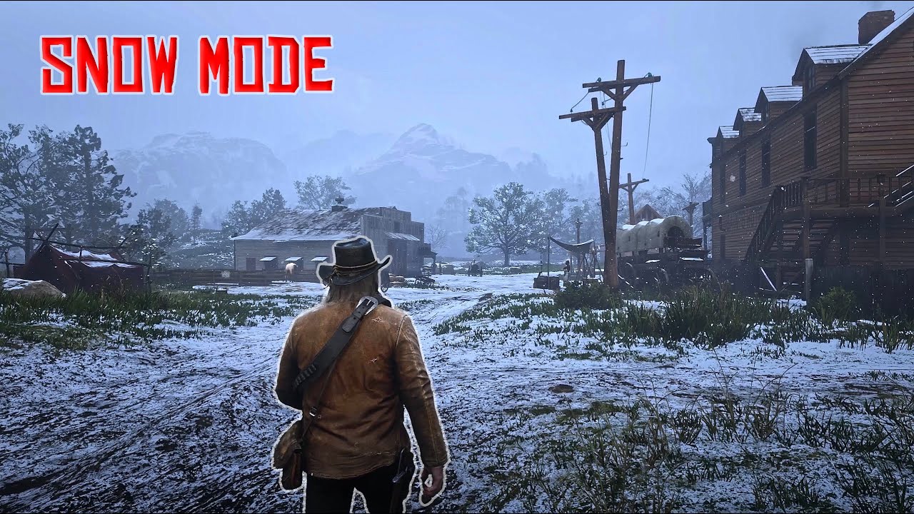 How To Get Snow Mode In RDR2. #rdr2 #fyp #gaming - YouTube
