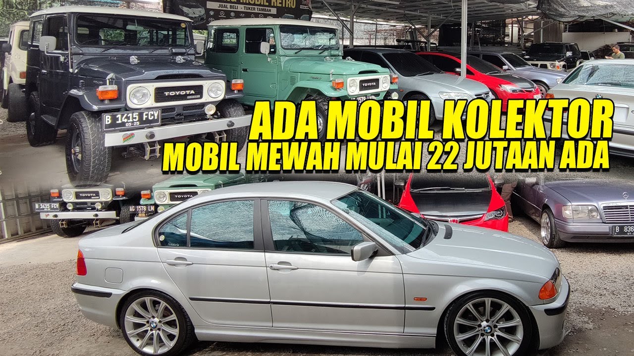 MOBIL RETRO, MOBIL MEWAH, MULAI 20 JUTAAN, KOLEKTOR MERAPAT - YouTube